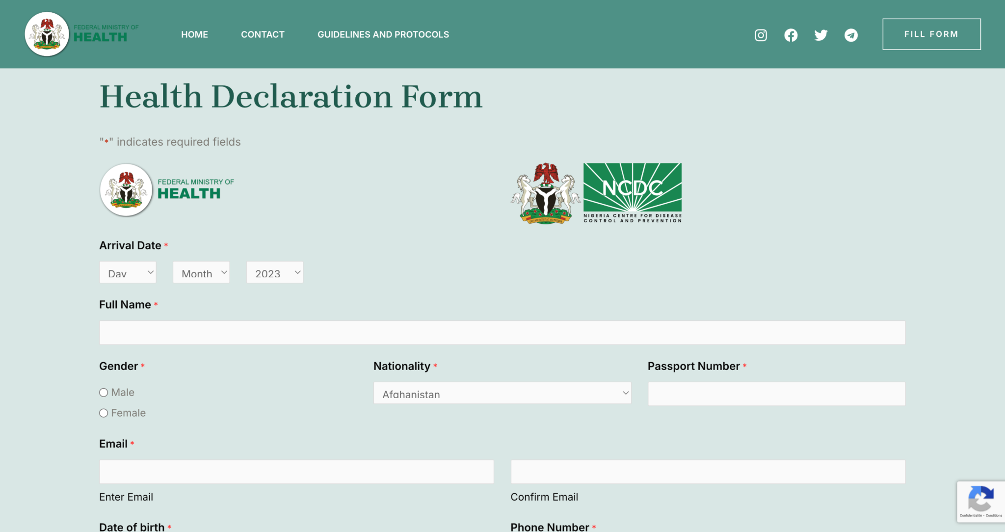 Nigeria also imposes its Mpox form