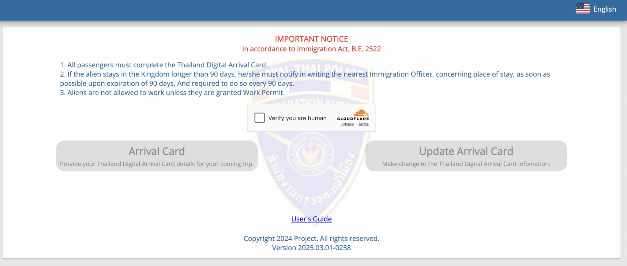 Die TDAC Arrival Card wird ab dem 1. Mai 2025 für die Einreise nach ...
