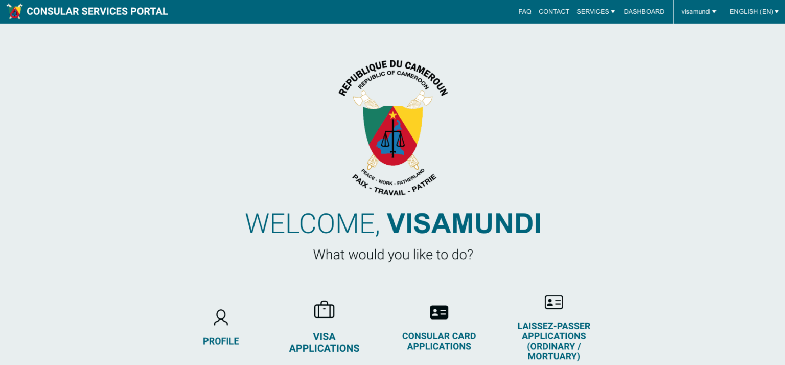 E-Visa Cameroun: The application form has been updated on the consular ...