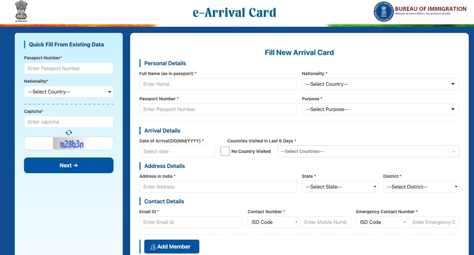 Travel to India: e-Arrival Card now available